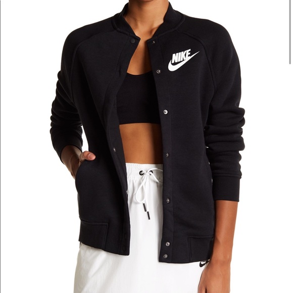 Nike | Jackets & Coats | Nwt Nike Rally Varsity Jacket | Poshmark